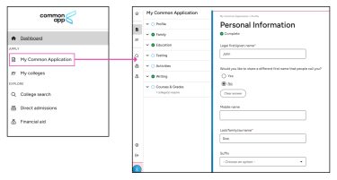 Instructions for applying with the Common App – Office of Admissions
