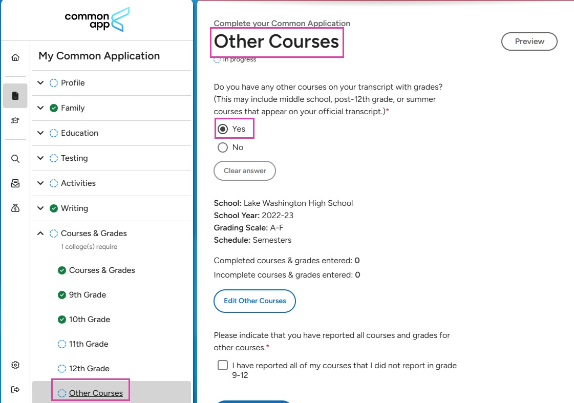 Instructions for applying with the Common App – Office of Admissions